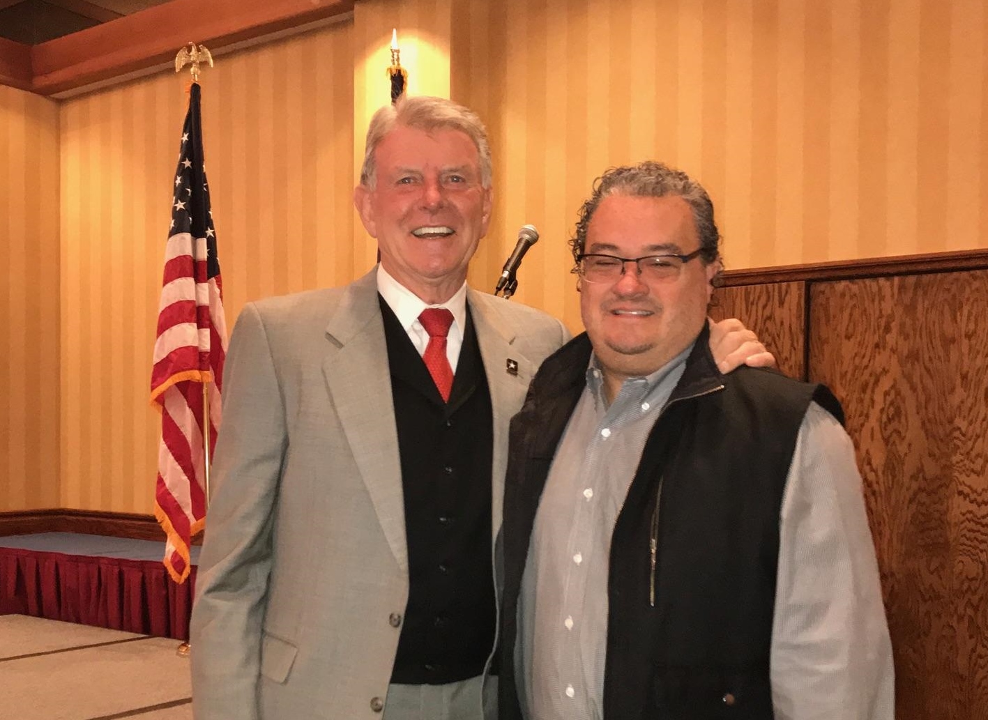 Dennis Cunningham with Governor Otter - ActiveWest Builders